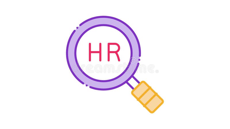 Human Research Icon Animation Stock Video - Video of leadership ...
