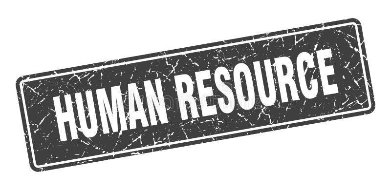 Human Resource Sign. Human Resource Grunge Stamp Stock Vector ...