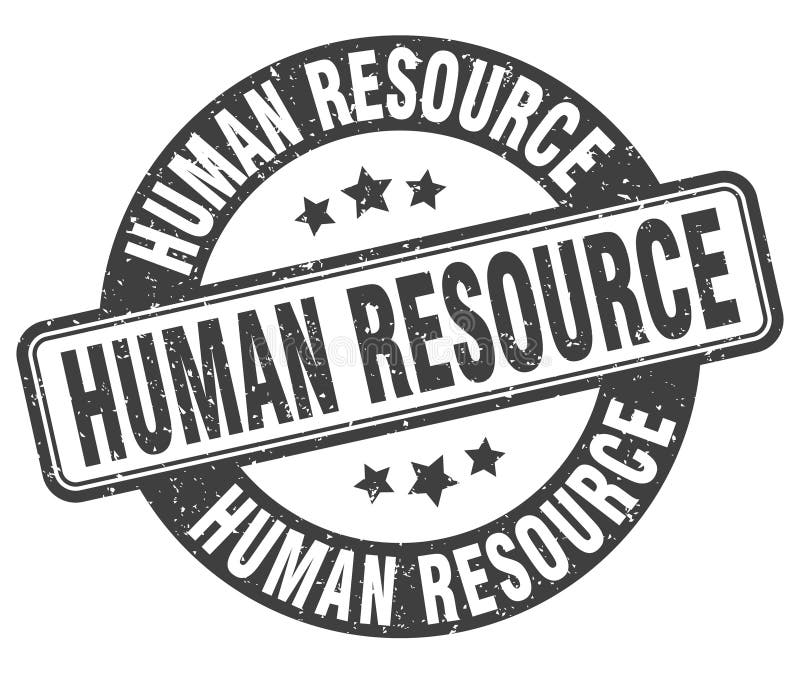 Human Resource Stamp. Human Resource Label. Round Grunge Sign Stock ...