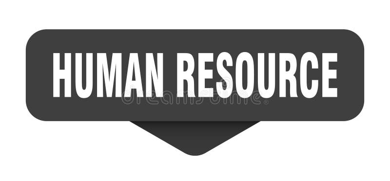 Human Resource Sticker. Human Resource Sign on Transparent Background ...