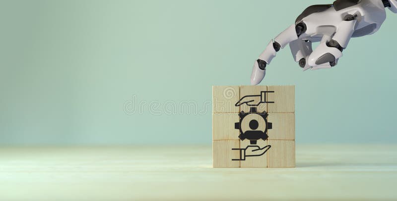 Human Resource Technology Concept. Using Software, Digital Platforms ...