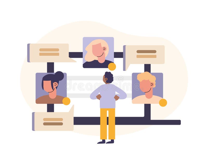 Human Resource Worker Standing Near Stand with CV of Different Workers ...