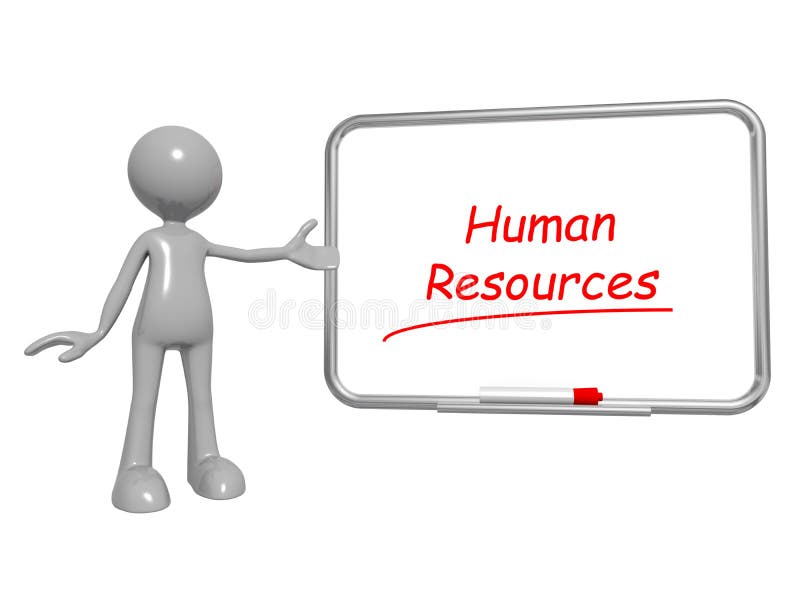 Human resources on board stock illustration. Illustration of hiring ...