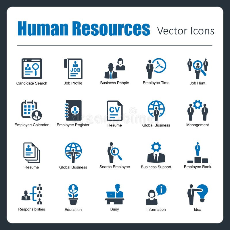Human Resources stock vector. Illustration of icon, people - 264688632