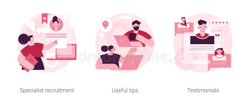 Human Resources Company Abstract Concept Vector Illustrations. Stock ...