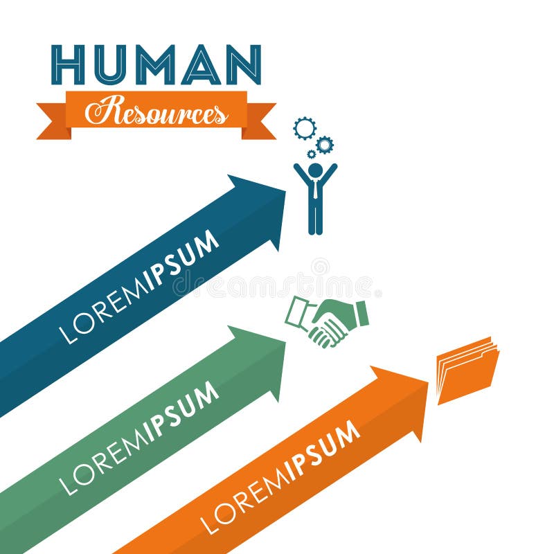 Human resources design stock vector. Illustration of concept - 64582508