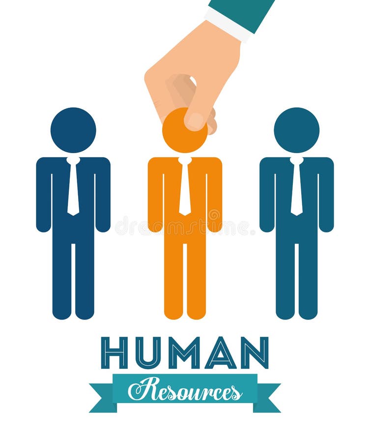 Human resources design stock vector. Illustration of work - 64582527