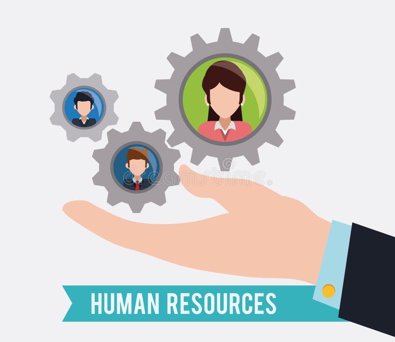 Human resources design. stock vector. Illustration of employee - 58402545