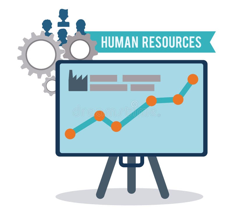 Human resources design. stock vector. Illustration of manager - 58402556
