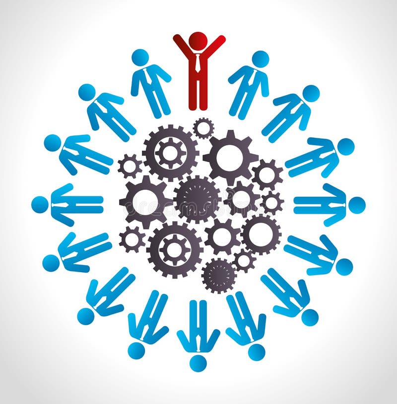 Human resources design. stock vector. Illustration of social - 58817315
