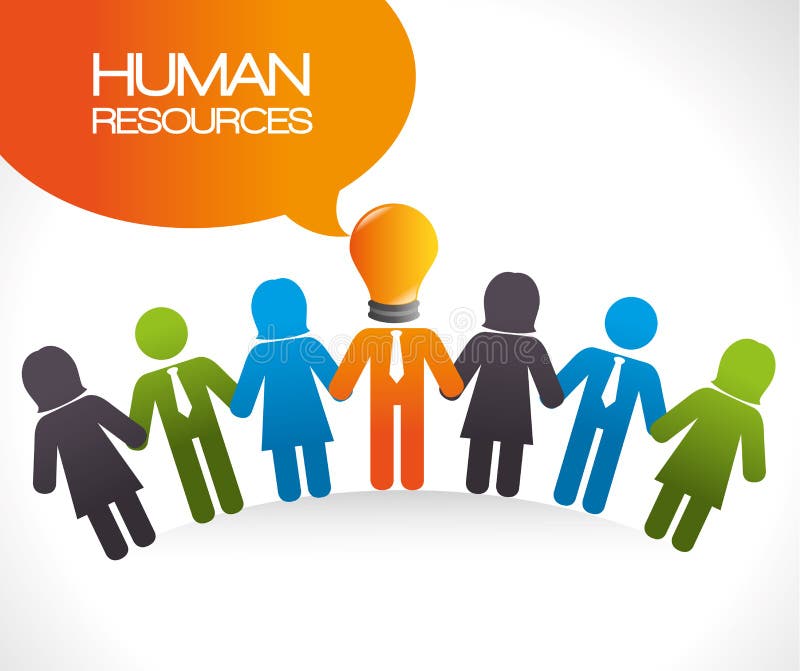 Human resources design. stock vector. Illustration of person - 58817786