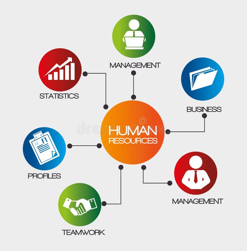Human resources design. stock vector. Illustration of commercial - 60436350