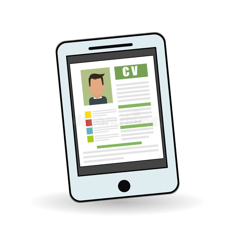 Human Resources Document Design, Vector Illustration Stock Vector ...