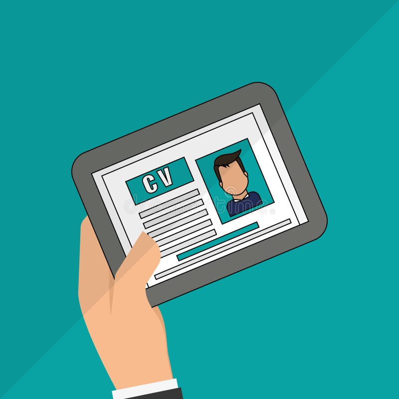 Human Resources Document Design, Vector Illustration Stock Vector ...