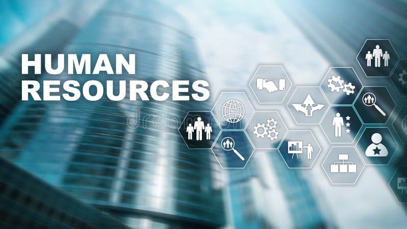 Human Resources HR Management Concept. Human Resources Pool, Customer ...