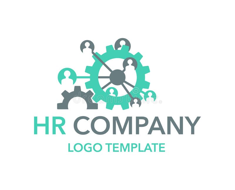 Human Resources HR or Team Work Logo Template Stock Vector ...