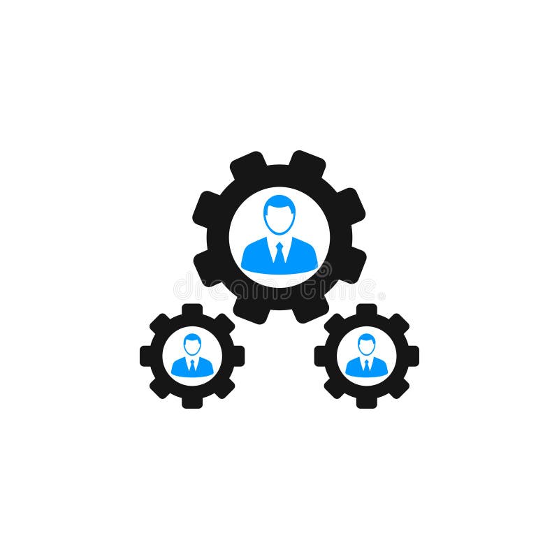 Human resources icon stock vector. Illustration of human - 225024145