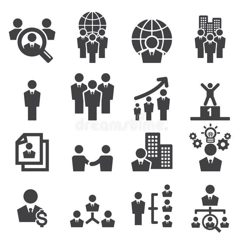 Human resources icon stock vector. Illustration of executive - 53364819
