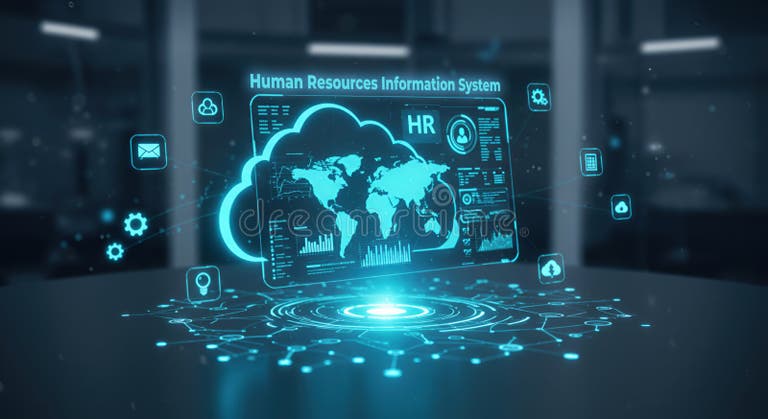 Human Resources Information System (HRIS) Cloud Technology Stock ...