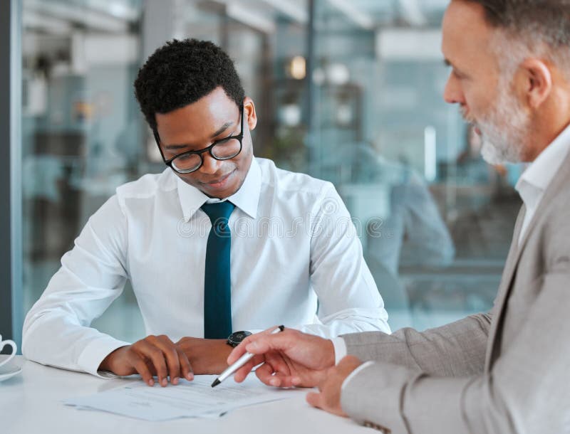 Human Resources, Interview and Documents with a Business Man and ...