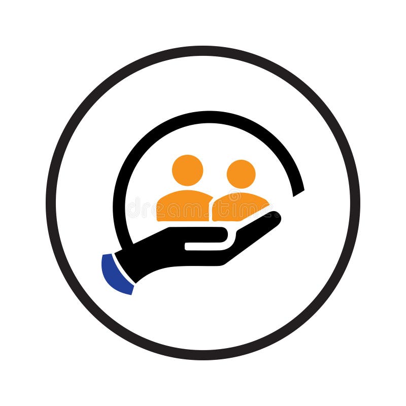 Human Resources Maintain Icon Stock Vector - Illustration of ...