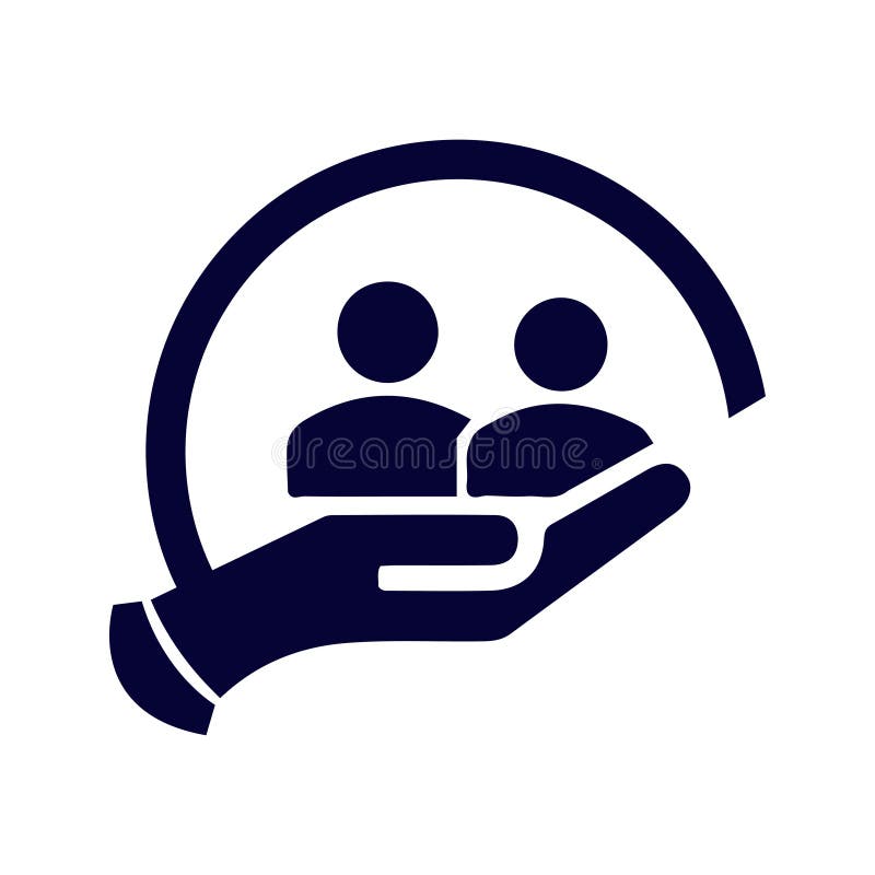 Human Resources Maintain Icon Stock Vector - Illustration of consultant ...