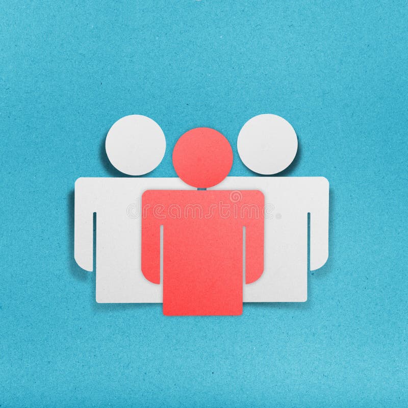 Human Resources and Management Icons Set. Stock Photo - Image of ...