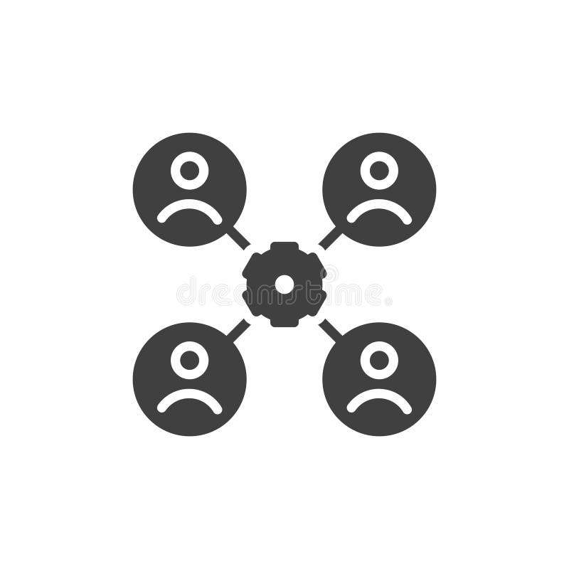 Human Resources Vector Icons Set Stock Vector - Illustration of company ...