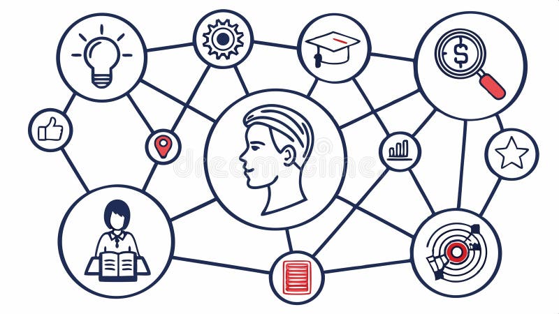 Human Resources Line Drawing Stock Illustrations – 1,215 Human ...