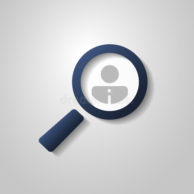 Human Resources - Personal Audit - Headhunter Symbol Design with ...