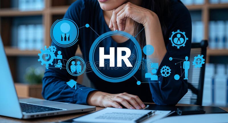 Human Resources Professional Analyzing Hr Technologies and Recruitment ...