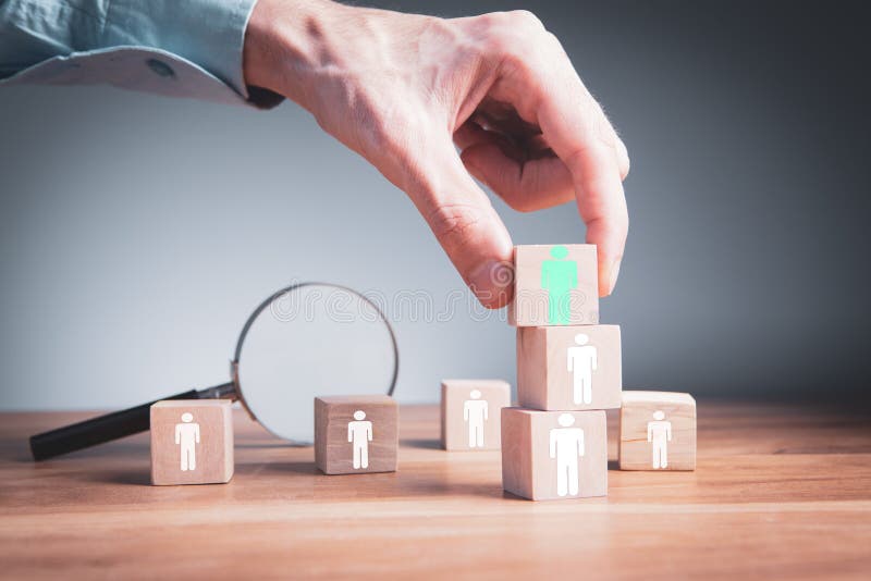 Human Resources Recruitment and People Stock Photo - Image of group ...