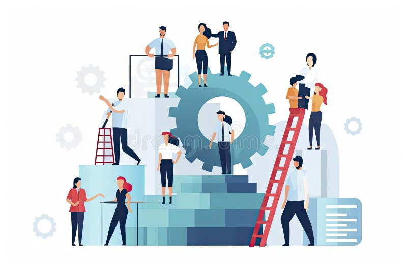 Human Resources Requirements. Management Concept Stock Illustration ...