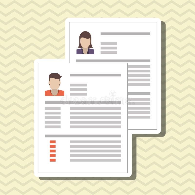 Human Resources Search Design, Vector Illustration Stock Vector ...