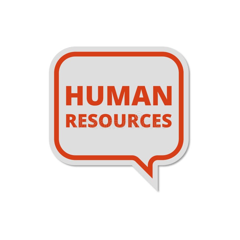 Human resources sign icon stock vector. Illustration of finger - 174747820