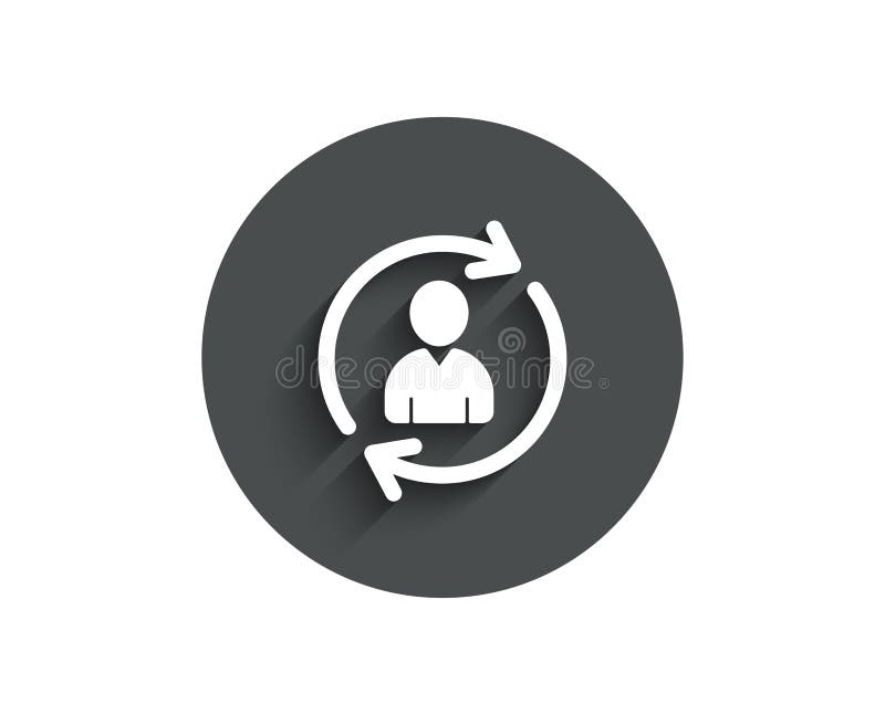 Human Resources Simple Icon. User Profile Sign Stock Vector ...