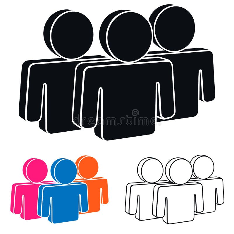 Human Resources Symbol, Vector Illustration Stock Vector - Illustration ...