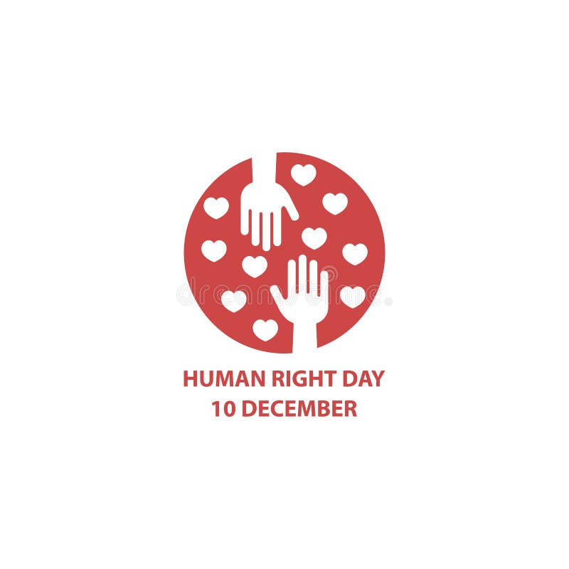 Human Right Day, 10 December. Vector Logo Icon Template Stock Vector ...