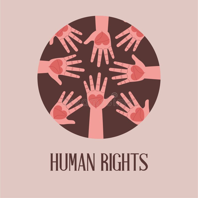 Human Rights Activists Hands Stock Vector - Illustration of awareness ...