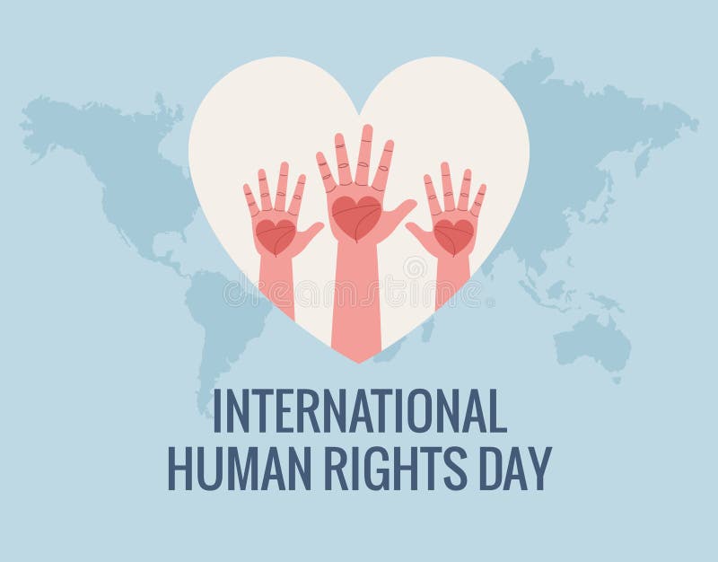 Human Rights Day Celebration Stock Vector - Illustration of solidarity ...
