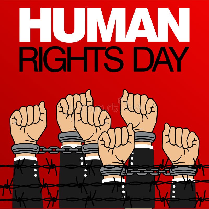 Human Rights Day Vector Template Stock Vector - Illustration of ...
