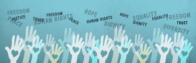 Human Rights, Equality, Diversity, Justice and Hope Concept, Respect ...