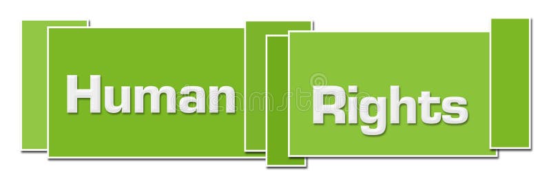 Human Rights Green Basic Symbol Squares Stock Illustration ...