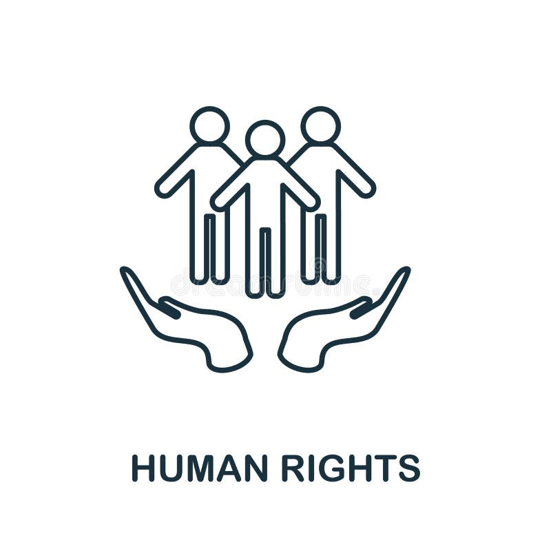 Human Rights Icon. Line Element from Human Rights Collection. Linear ...