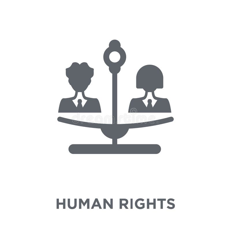 Human Rights Icon from Political Collection. Stock Vector ...