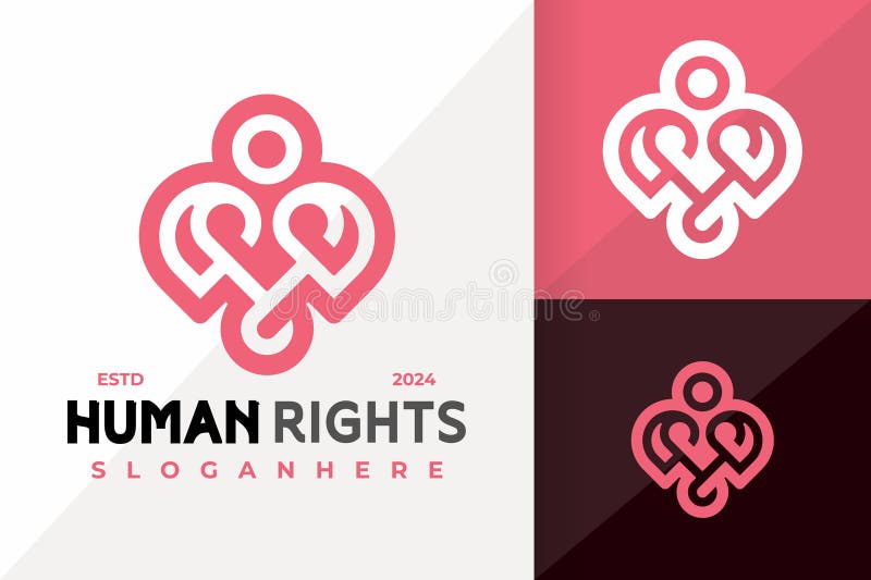 Human Rights Logo Icon Vector Design. Creative Simple Logos Designs ...
