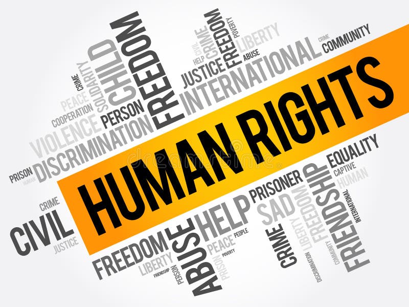 Human Rights Mind Map Stock Illustration Illustration Of Problems