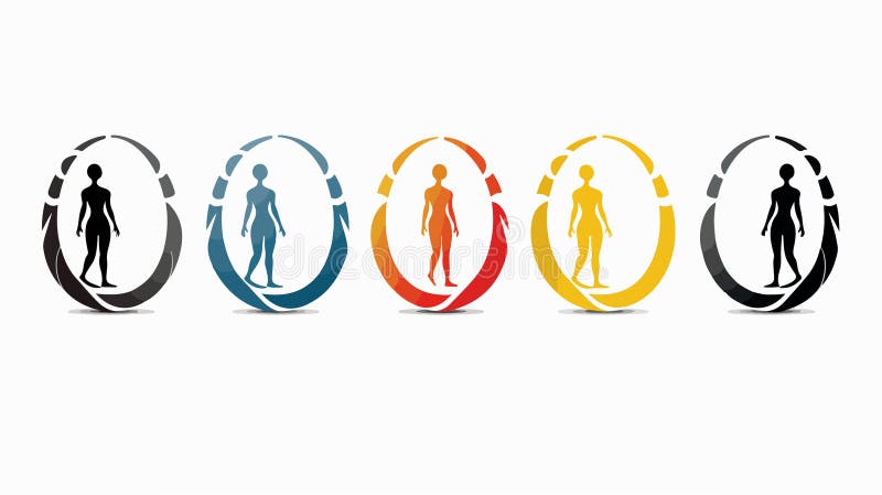 Human Ring Vector Logo Design Stock Vector - Illustration of logo, icon ...