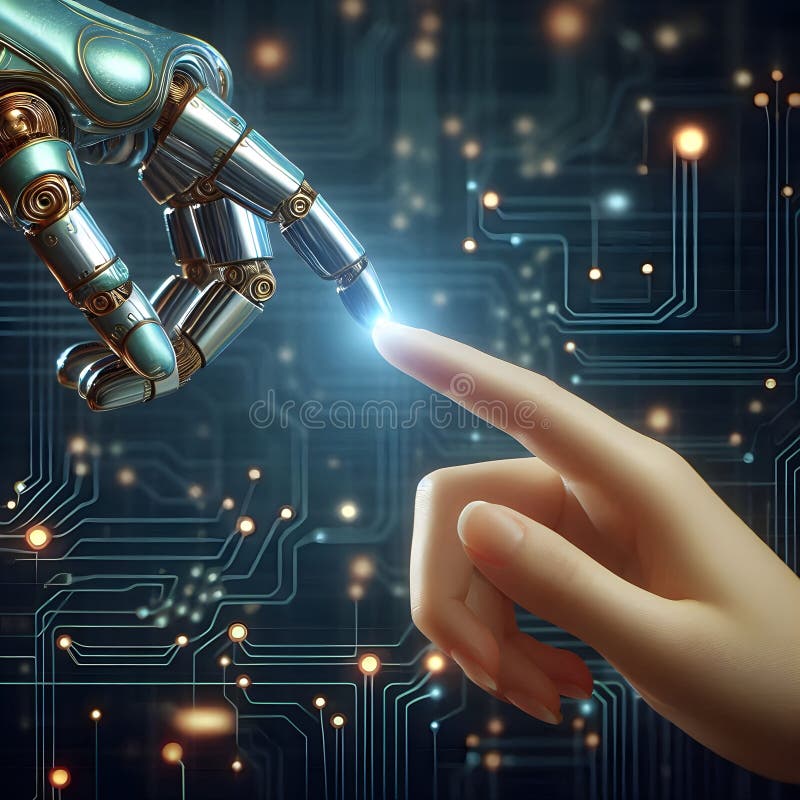 Human and Robot Fingers Touching Human and Artificial Intelligence ...