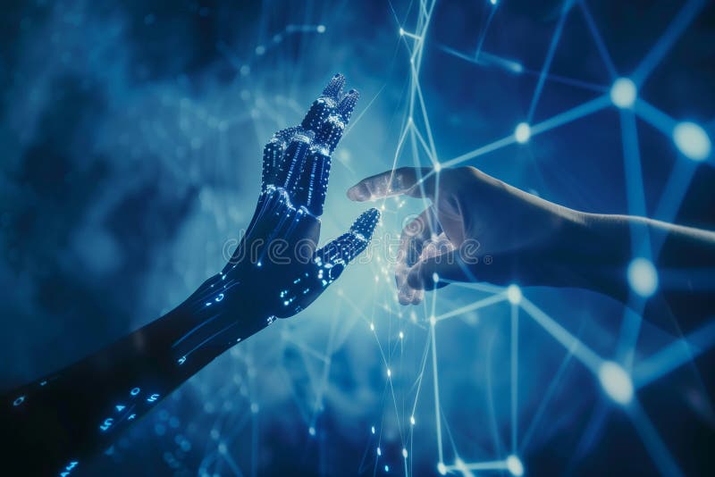 Human and Robot Hand Reaching Towards a Glowing Digital Interface ...